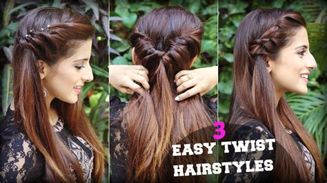 Min Cute Easy Everyday Twist Hairstyles For School College Work