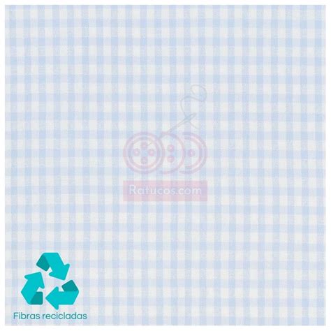 Tela Vichy 0 3 Cm Azul Serie Seersucker