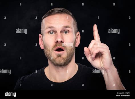 Man Shows Thumb Up Stock Photo Alamy