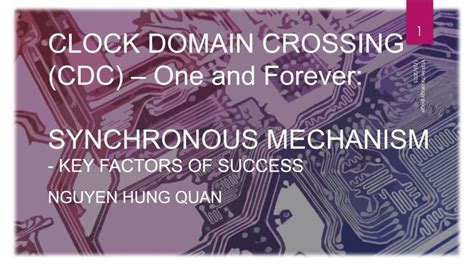 Vlsi T Clock Domain Crossing 6 Key Factors For The Success Of