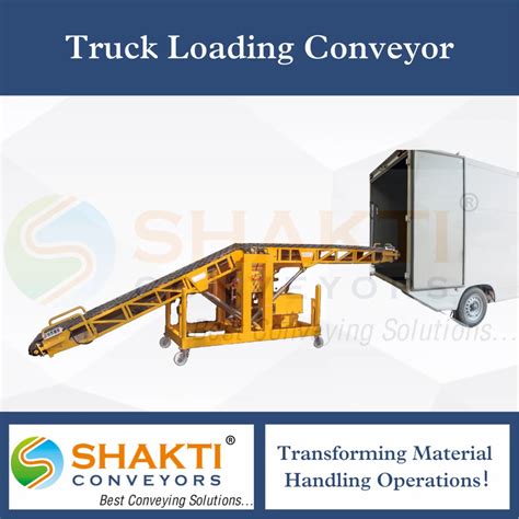 Mild Steel Truck Loading Conveyor Material Handling Capacity 20 Kg