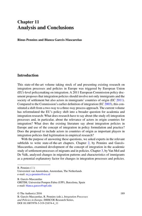 Pdf Analysis And Conclusions