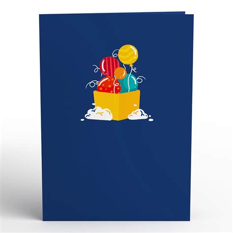 Happy Birthday Banner And Balloons Pop Up Card Lovepop