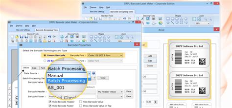 Batch Processing With Barcode Designing View Howtobarcode