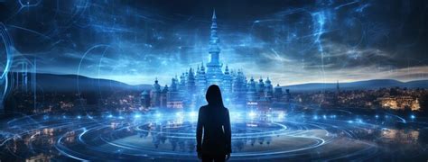 Premium Ai Image Person Looking At An Artificial Intelligence