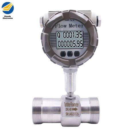 Turbine Flowmeter Wuxi Chaoda Electronic Technology Co Ltd