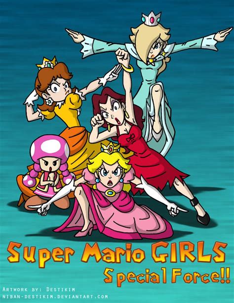 Super Mario Girls Special Force By Niban Destikim On Deviantart Artofit