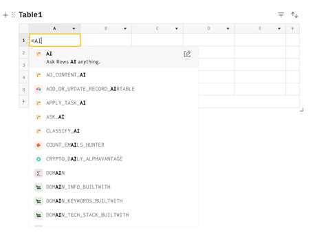 How To Use Rows Ai Functions Rows