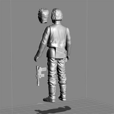 Stl File Vintage Star Wars Kenner Style Dr Evazan Action Figure ⭐ ・3d