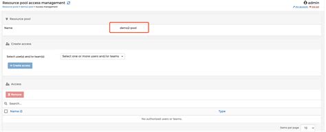 How To Set Permissions For Resource Pools · Issue 4347 · Portainer