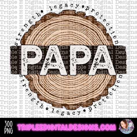 Papa Tree Rings Png Pine Hollow Design Co