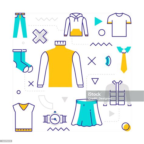 웹 페이지 헤드 라인 브로셔 연례 보고서 및 책 표지를위한 Clothing 관련 배너 디자인 0명에 대한 스톡 벡터 아트 및