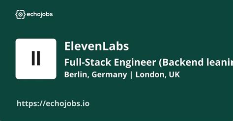 Hiring Full Stack Engineer Backend Leaning Berlin Germany London Uk Warsaw Poland
