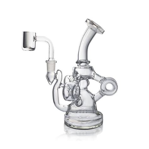 Defender Mini Recycler Glass Dab Rig Inhalco