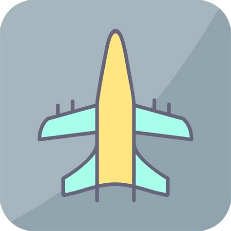 Military Plane Vector Icon 18757553 Vector Art At Vecteezy