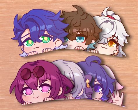 Honkai Star Rail Peeker Hsr Sticker Kafka Sampo March Car