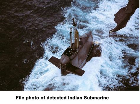 Pakistan Navy Detects Indian Submarine In Pakistani Waters Lets It