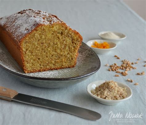 Rezept für einen saftigen Orangenkuchen mit Mandeln und Dinkel Vollkornmehl I backen I baking I