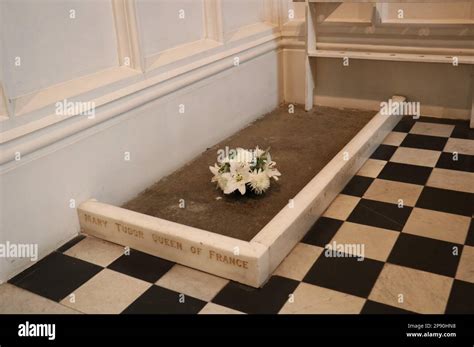 Tomb Of Mary Tudor Queen Of France Stock Photo Alamy