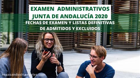 Primer Examen Auxiliar Administrativo Y Administrativo De La Junta De