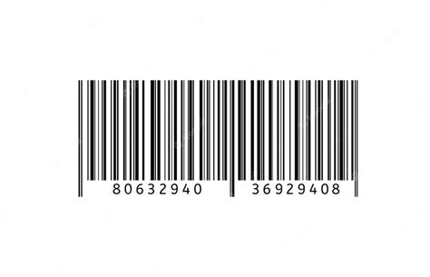 Premium Vector Barcode Vector Flat Icon Bar Code Sign Thin Line Symbol