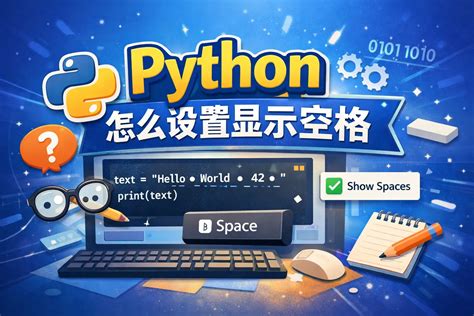 Python怎么设置显示空格 Python怎么设置显示空格