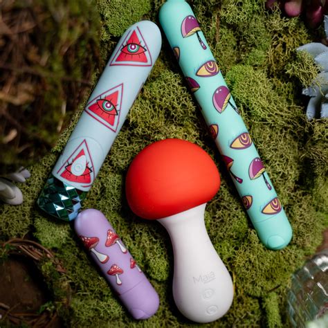 Jessi Super Charged Mini Bullet Vibe Mushroom Pattern Waterbeds N