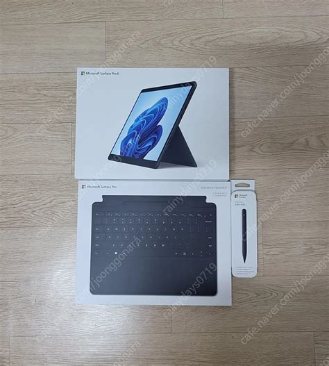 리퍼 미개봉 서피스프로8키보드슬림펜2 노트북넷북 중고나라