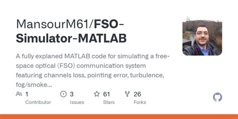 Github Mansourm Fso Simulator Matlab A Fully Explaned Matlab Code
