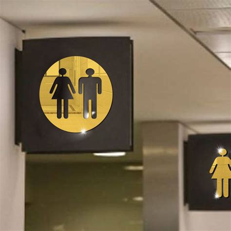 3d Mirror Wall Sticker Woman Man Removable Surface Vicedeal