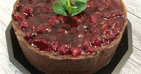 Шоколадный чизкейк с вишней 🍒🍒 452 ккал рецепт с фото пошаговый от Дарья Квитковская Овкусе ру