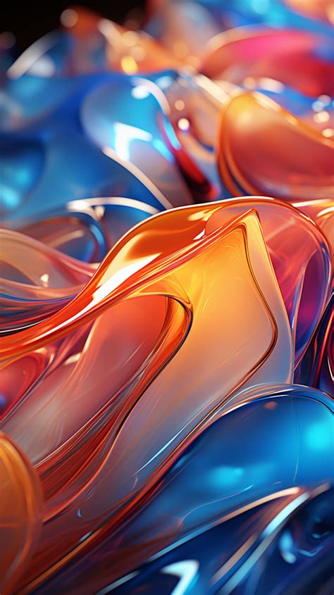 Ai创作玻璃波纹艺术