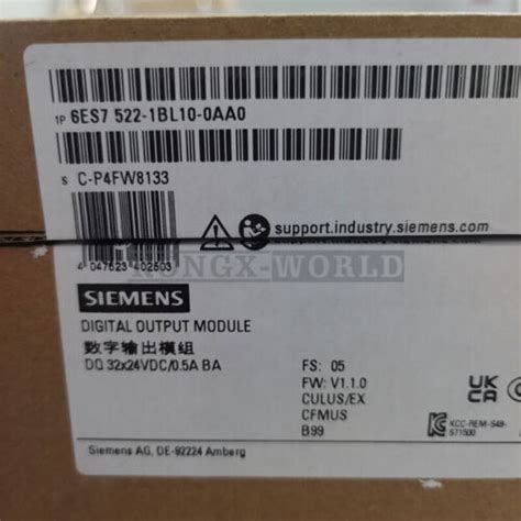 New Siemens 6ES7522 1BL10 0AA0 6ES7 522 1BL10 0AA0 S7 1500 Digital