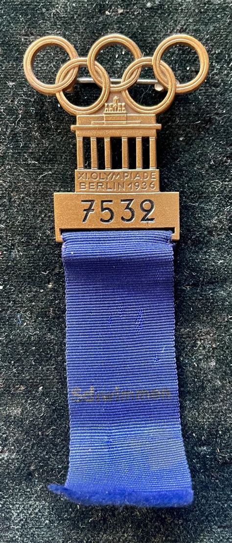 OlympijskÝ Odznak BerlÍn 1938 OriginÁl Aukro
