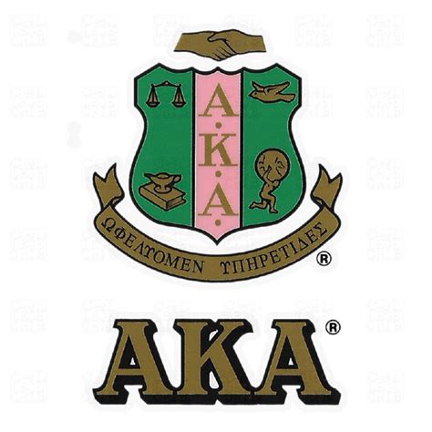 Alpha Kappa Alpha Crest Decal The College Crib