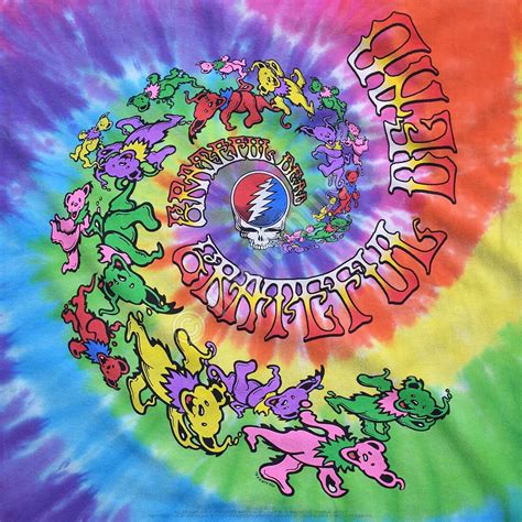 Grateful Dead Bears Tie Dye