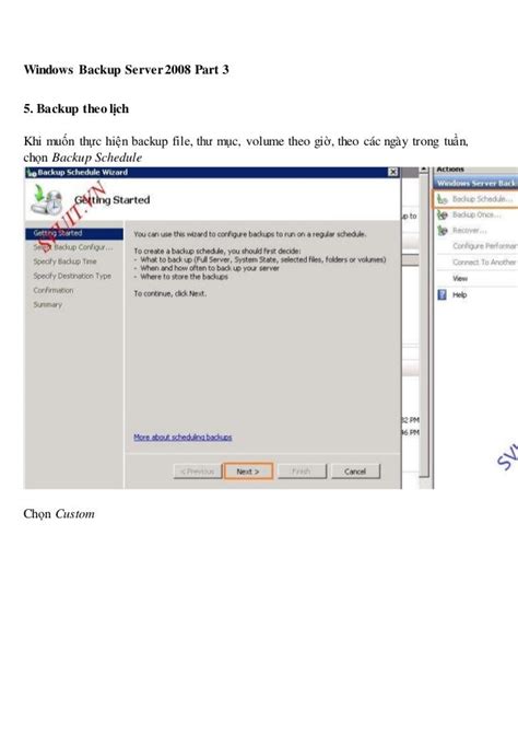 Windows Backup Server 2008 Part 3