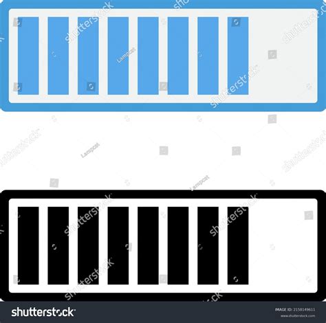 Vector Progress Loading Bar Loading Icon Stock Vector Royalty Free