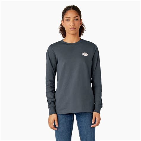 Womens Long Sleeve Heavyweight Graphic T Shirt Dickies Us