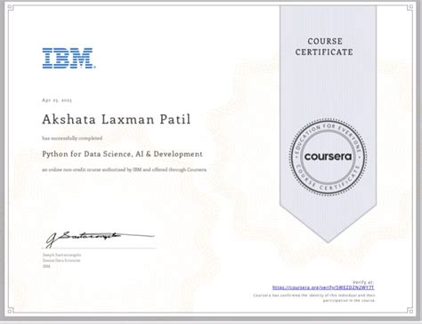 Akshata Patil On Linkedin Python Coursera Ibm