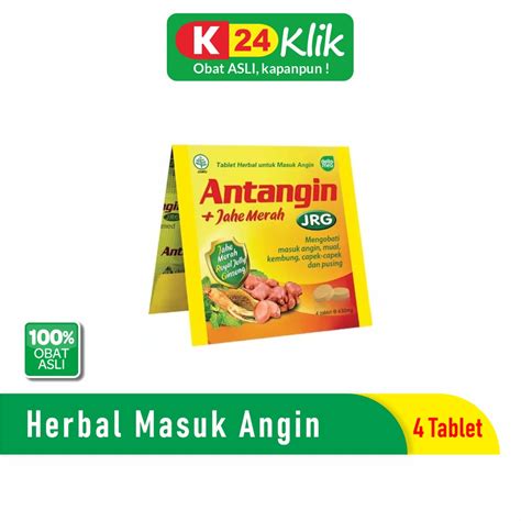Jual Tolak Angin Tablet 1 Strip Isi 4 Tablet Shopee Indonesia