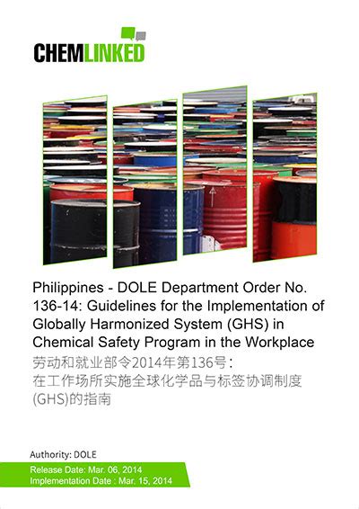 Philippines DOLE Department Order No 136 14 Guidelines For The