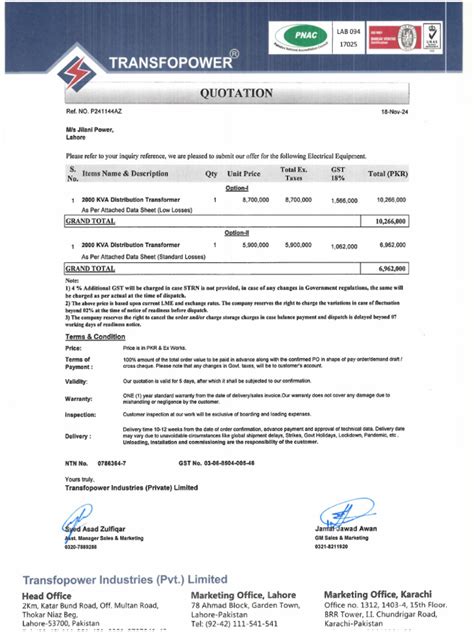 P241144gh Tds And Drawing Pdf Transformer Electric Power