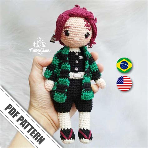 Tanjiro Amigurumi Doll Crochet Pattern Pdf Etsy