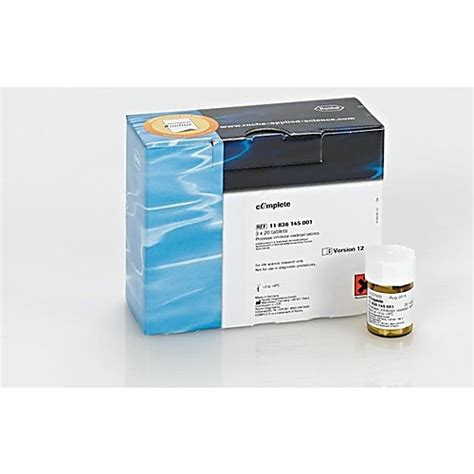 Roche Complete™ Protease Inhibitor Cocktail Tablets Provided In Glass