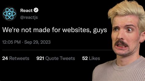 React Wasn T Built For The Web Youtube