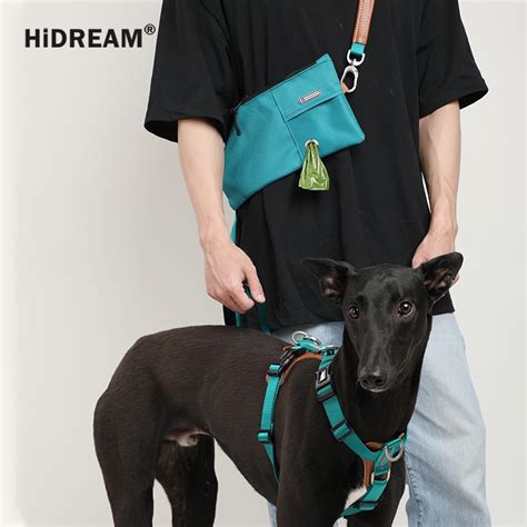快速出貨 Hidream外出隨行包・⁠ᴥ⁠・⁠斜跨隨行包 撿便袋 遛狗包 多功能牽繩 蝦皮購物