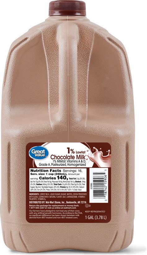 Great Value Whole Milk Nutrition Facts
