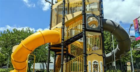 台北特色公園 免費親子景點【建成公園共融兒童遊戲場】兩層樓打鐵造型溜滑梯 老皮嫩肉的流水帳生活