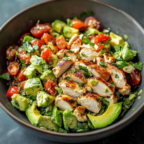 Easy Healthy Avocado Chicken Salad Recipe Quickie Recipe